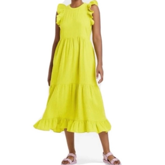 Universal Thread | Dresses | Nwt Universal Thread Citron Gauze Cotton ...